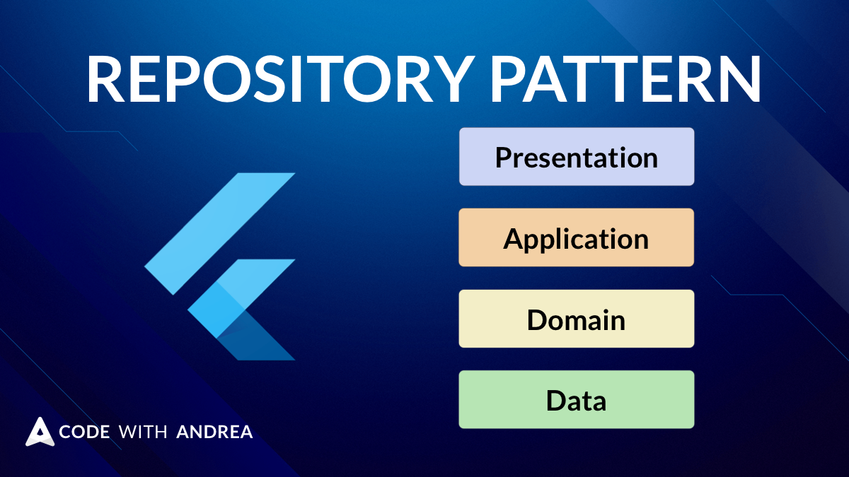 Flutter App Architecture The Repository Pattern