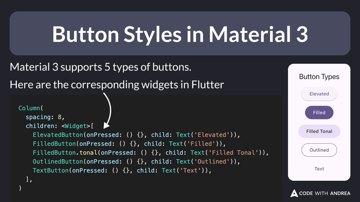 Button Styles in Material 3